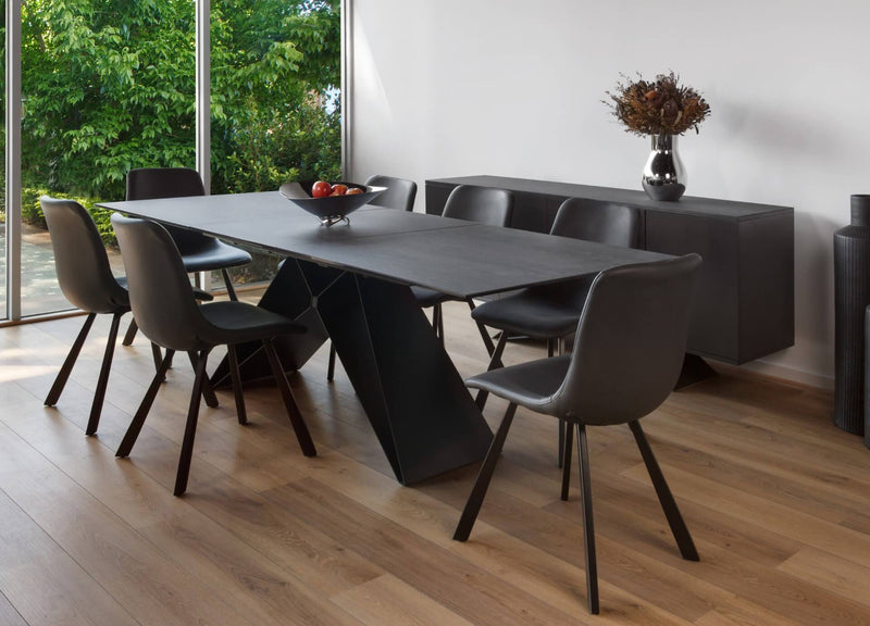 Matisse | Grey Graphite Rectangular Ceramic 2.4m Dining Table