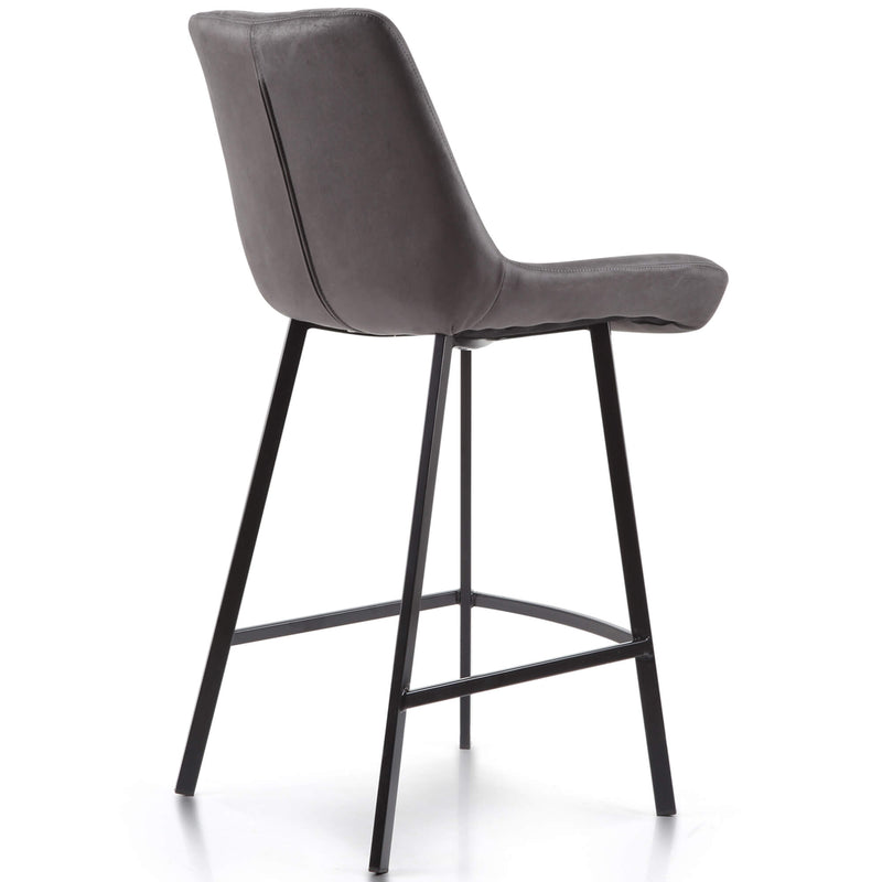 Murchison | Modern Ultra Suede Upholstered Bar Stools | Set Of 2