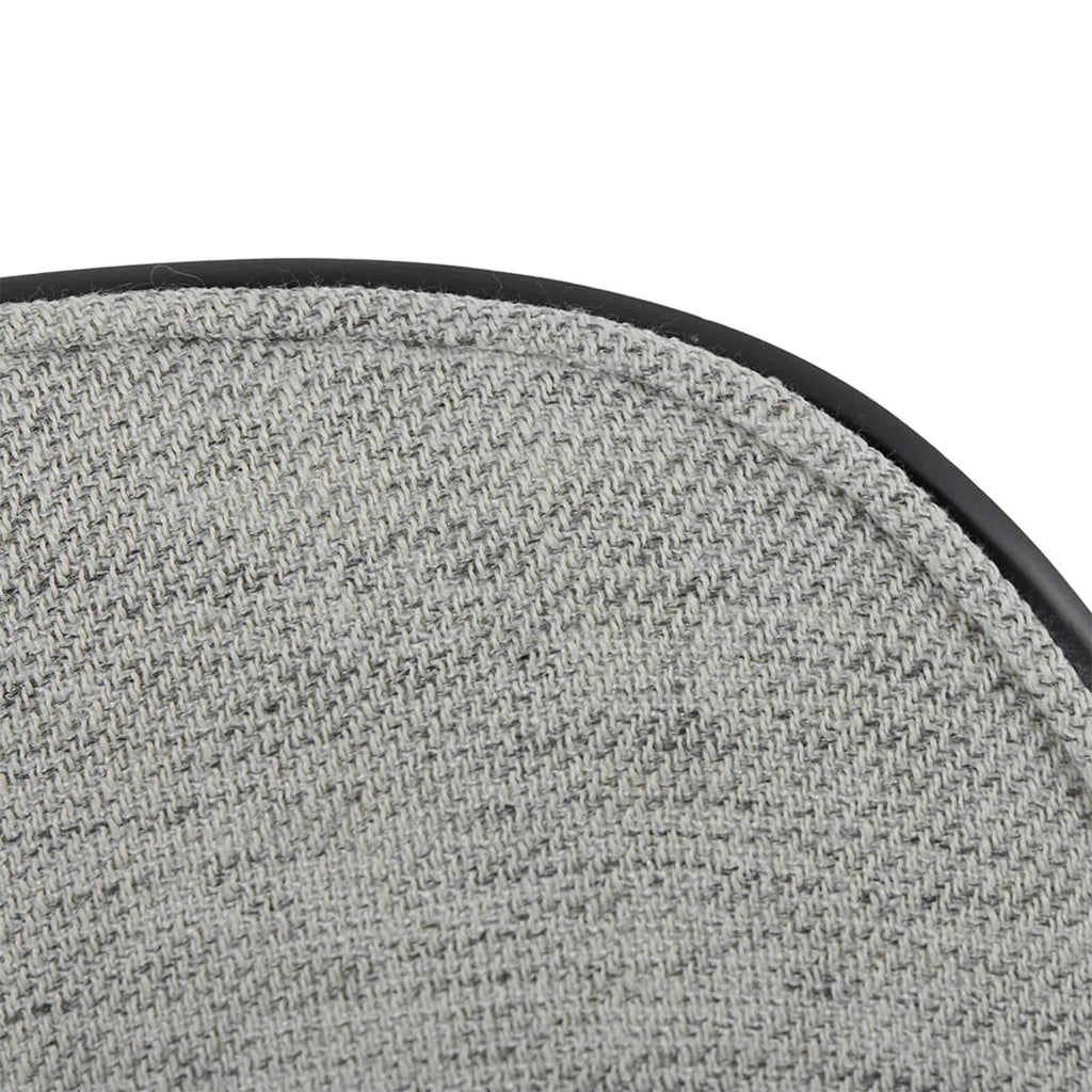 Stockton | Modern Metal Grey Fabric Dining Chairs | Set Of 2