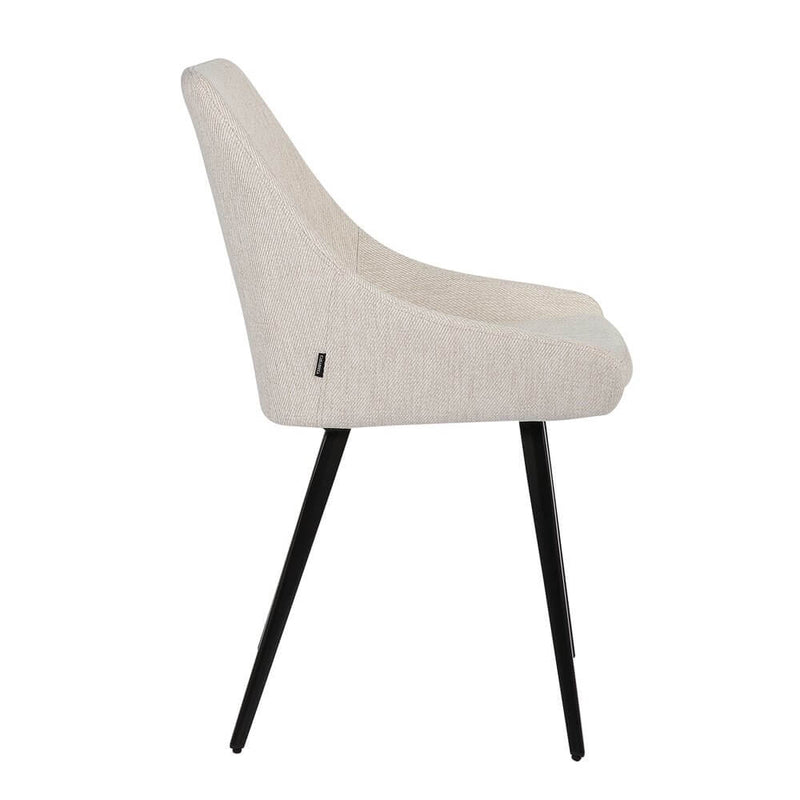 Navy Fabric Modern Commercial Dining Chairs | Chesterton | Quality Fabric