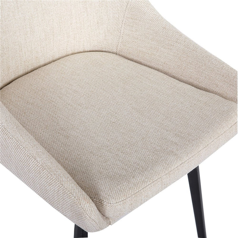 Navy Fabric Modern Commercial Dining Chairs | Chesterton | Quality Fabric